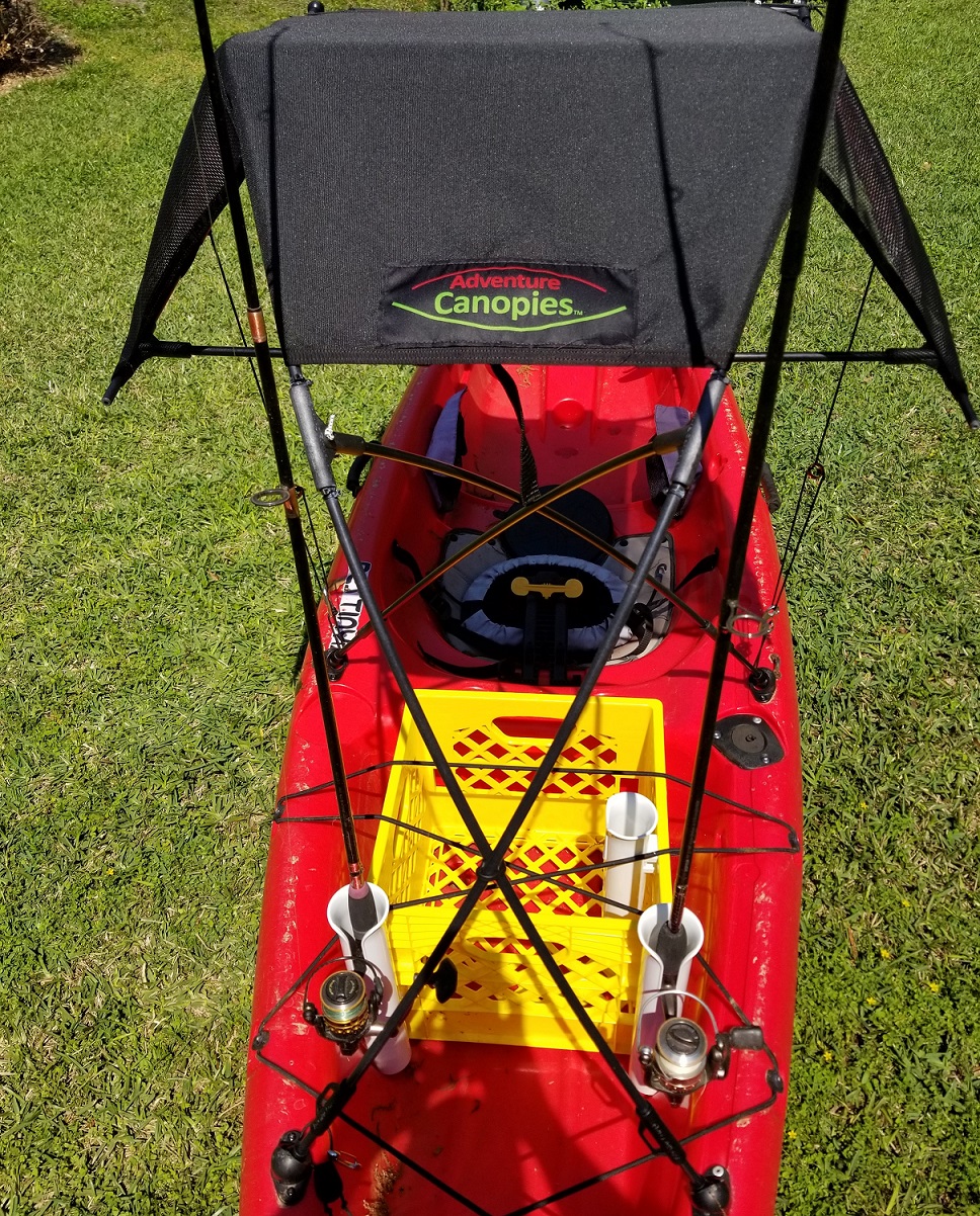 Reel Shade (Kayak/Canoe Fishing Sun Shade) - Adventure Canopies Reel Shade (Kayak/Canoe Fishing Sun Shade) - Adventure Canopies